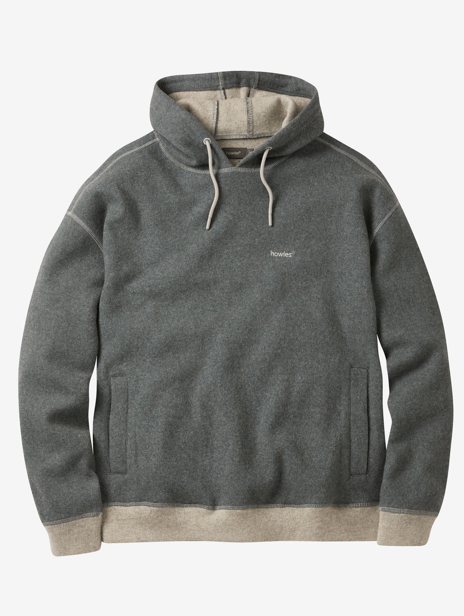 howies - Men's Trystion Wool Hoody / Balsam Silver