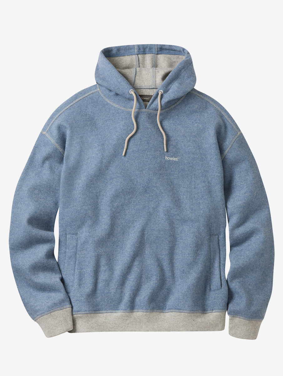 howies - Men's Trystion Wool Hoody / Cornet Grey