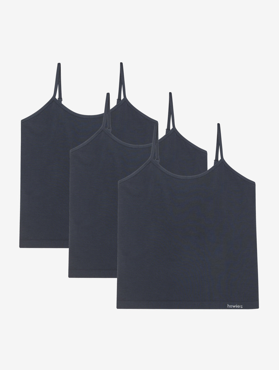 howies - Women's Dulais Seamless Modal Cami Vest (3 Pack) / Black Iris