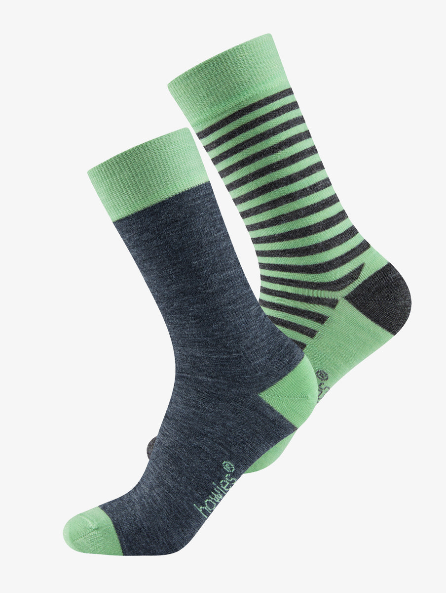 Pen Merino Crew Sock (pack of 2) – howies